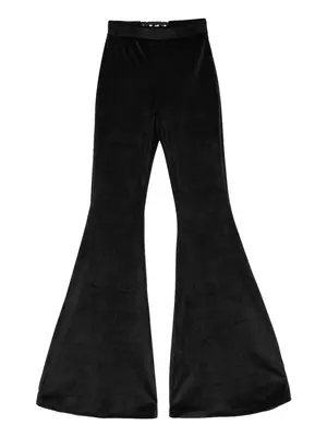 Gcds Velvet Trousers - Black