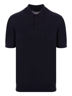 ROBERTO COLLINA Cotton Polo Shirt - Blue