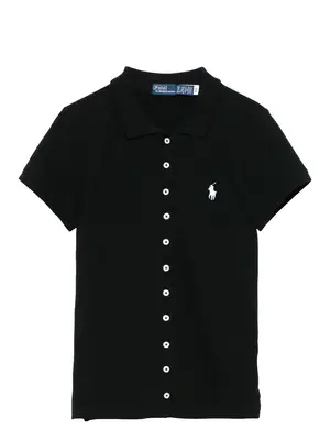 Polo Ralph Lauren Pony-embroidered Shirt - Black
