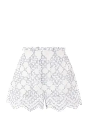 Raquel Diniz Bahia Sangallo Shorts - White