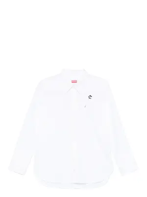 Kenzo Floral-detail Shirt - White