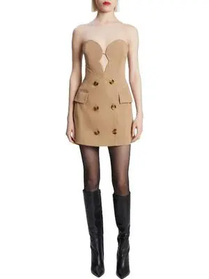 BARDOT Bardot Lility Button-Front Mini Dress
