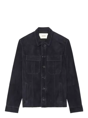 Zadig&Voltaire Kuba Suede Jacket - Blue