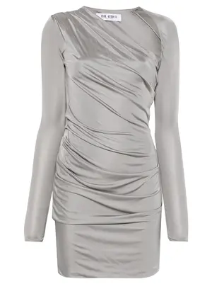 Attico Draped Mini Dress - Grey