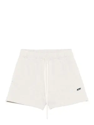 AUTRY Embroidered Logo Shorts - Grey
