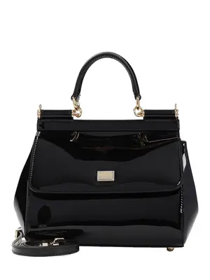 Dolce & Gabbana Medium Sicily Handbag - Black