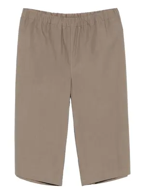 RIER Waxed Poplin Shorts - Grey