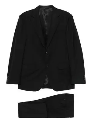Corneliani Single-breasted Suit - Black