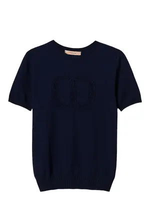 TWINSET Oval T-shirt - Blue