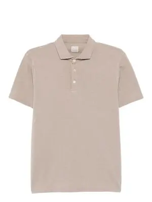 Fedeli Piqué Polo Shirt - Grey