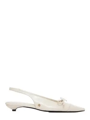 ANINE BING ANINE BING Zoey Slingback Heels Bone