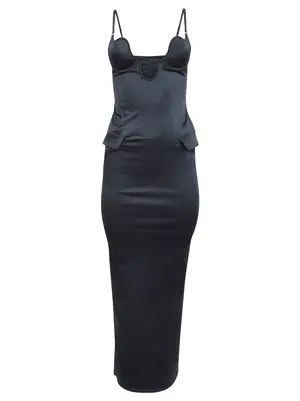 FLEUR DU MAL Seduce U-plunge Dress - Black