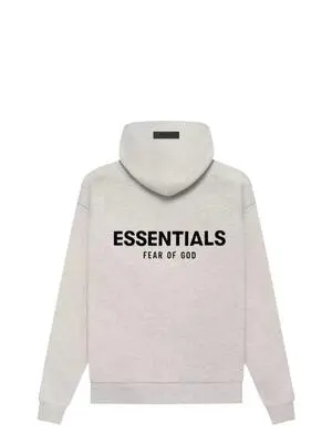 Fear Of God Essentials Hoodie With Logo Print - Neutrals