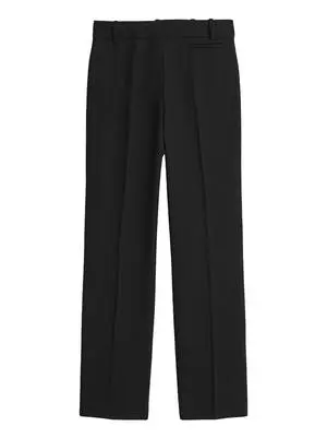 Cos Tailored Wool Slim-leg Trousers - Black