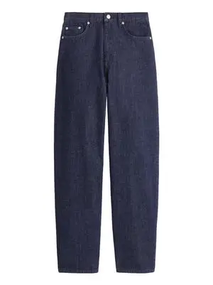 Cos Bay Barrel-leg Jeans - Dark Blue