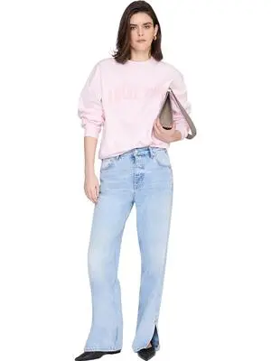 ANINE BING Spencer Sweatshirt - Powder Pink