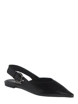 Jeffrey Campbell Scone Slingback Flats - Black