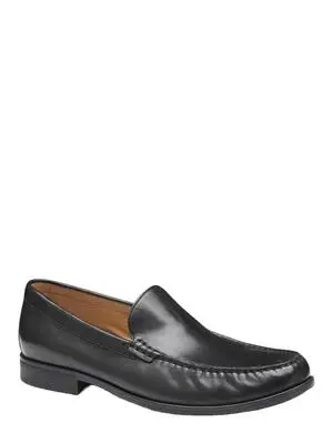 Johnston & Murphy Harrison Moc-toe Loafer - Black Glove Leather