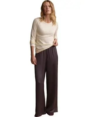 Jenni Kayne Long-sleeve Slim T-shirt - Ivory