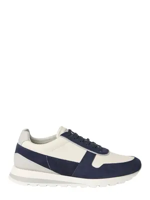 Brunello Cucinelli Panelled Sneakers - Blue