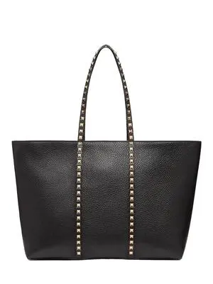 VALENTINO Valentino Garavani Rockstud Leather Tote