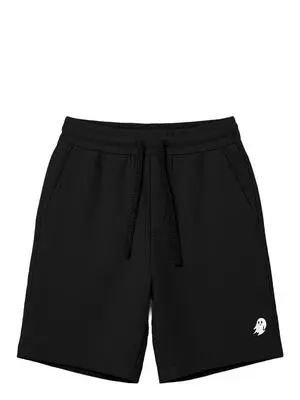 DALIX Ghost Relaxed Fleece Shorts - Black