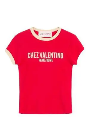 Valentino Garavani Cotton Jersey T-shirt - Red