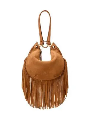 Ba&sh Swing Fringed Bag - Brown