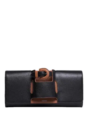 Perrin Perrin Paris La Parisienne Glove Clutch Black