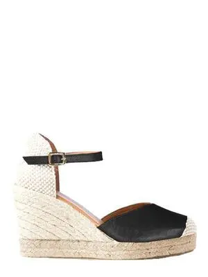 MENINA STEP Jimena High Wedge Strap Metallic