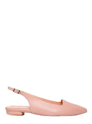 MENINA STEP Ines Antique Slingback Flats - Pink