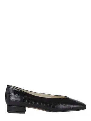 MENINA STEP Leeds Croc Pumps Black