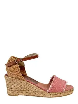 MENINA STEP Inesa Espadrille Wedge - Salmon