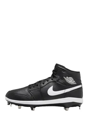 JORDAN 1 Retro Metal Baseball Cleats - Black