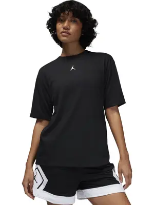 JORDAN Sport Diamond Short-sleeve Top - Black