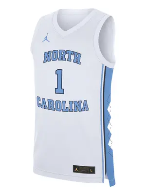JORDAN North Carolina Tar Heels Replica Basketball Jersey - White