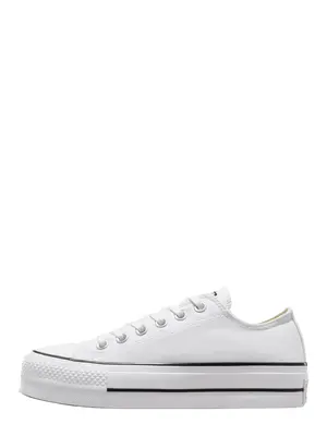 CONVERSE Chuck Taylor All Star Lift Platform Canvas Shoes White