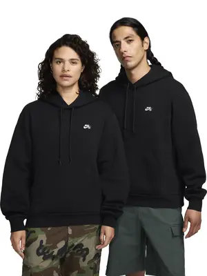 Nike Sb Fleece Pullover Skate Hoodie - Black