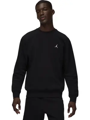 JORDAN Brooklyn Fleece Crew-neck Sweatshirt - Black