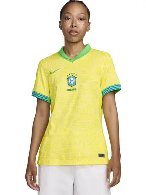 Nike Brazil 2024 Stadium Home Dri-fit Soccer Replica Jersey - Yellow