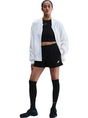 Nike Sportswear Club Fleece Mid-rise Shorts - Black