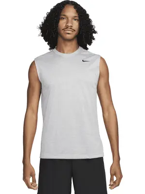 Nike Dri-fit Legend Sleeveless Fitness T-shirt - Grey