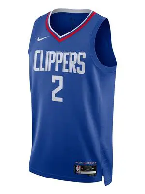 Nike La Clippers Icon Edition Dri-fit Nba Swingman Jersey - Blue
