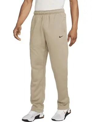 Nike Therma-fit Open Hem Fitness Pants - Brown