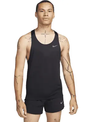Nike Fast Dri-fit Running Singlet - Black