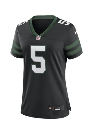 Nike Garrett Wilson New York Jets Nfl Game Football Jersey - Black