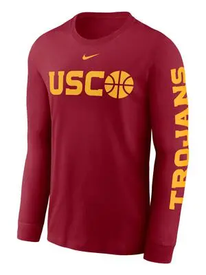 Nike Usc Trojans Basketball Icon College Long-sleeve T-shirt - Red