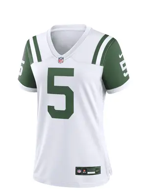 Nike Garrett Wilson New York Jets Nfl Game Football Jersey - White