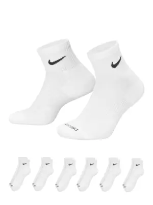 Nike Everyday Plus Cushioned Training Ankle Socks White
