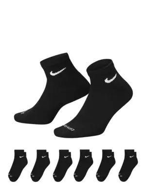 Nike Everyday Plus Cushioned Training Ankle Socks - Black